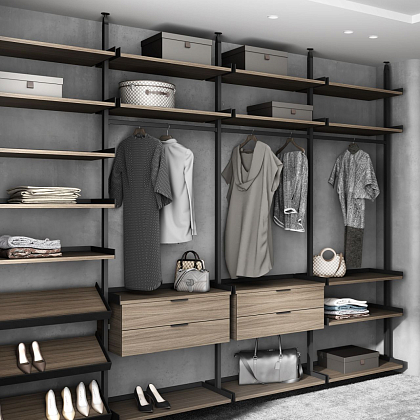 Dressing rooms – storage systems